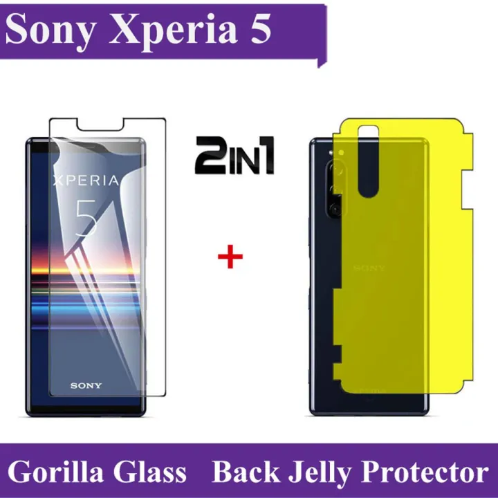 Sony Xperia 5 Tempered Glass Screen Protector Flexible 9H Gorilla ...