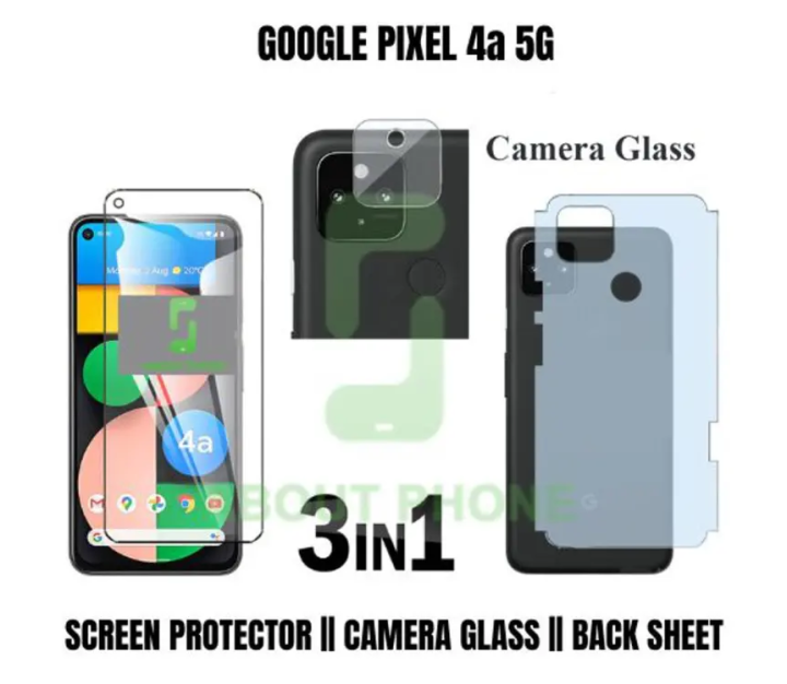 Google Pixel 4a 5G Glass Protector Un-Breakable Anti-shock Anti-Finger ...