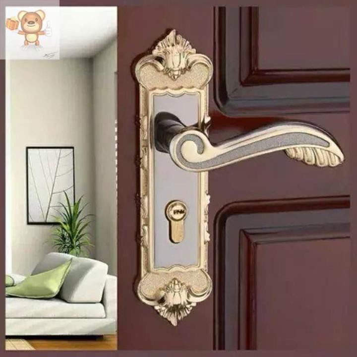European-style door lock indoor bedroom room door lock home room door ...