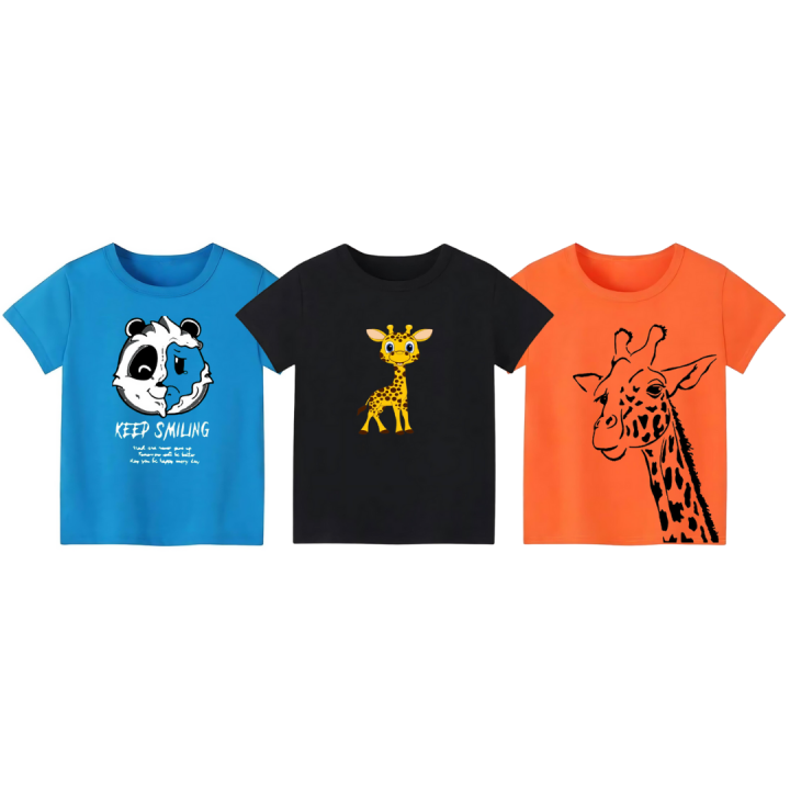 Kidsntees Pack of 3 Printed T-Shirt - Premium Printed T-shirts For Teen ...