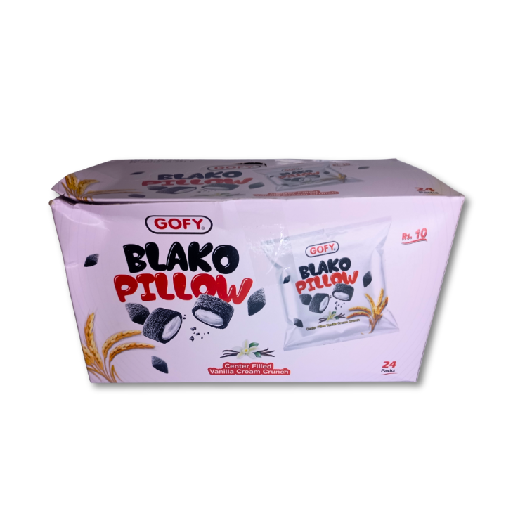 Aamrite Gofy Blako Pillow Biscuit – Center Filled Vanilla Cream Snack ...