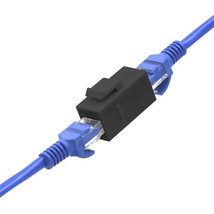 Original CAT6 RJ45 Joinder CAT6 RJ45 Joiner Jack Inline Coupler-Black ...