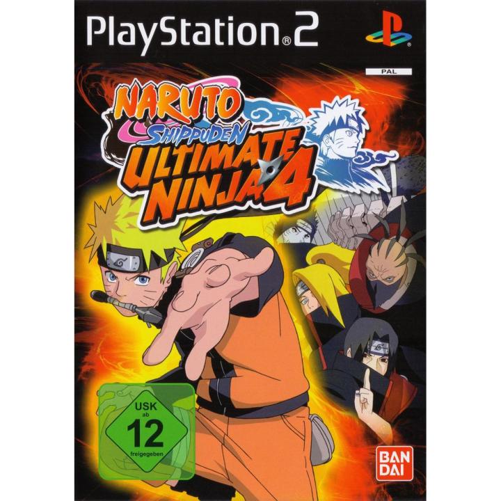 Naruto Shippuden Ultimate Ninja 4 VIDEO GAME - PlayStation 2 - Modified ...