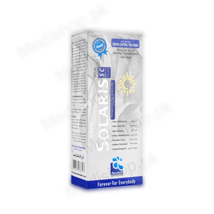 Solaris SC Sunscreen Gel | Daraz.pk