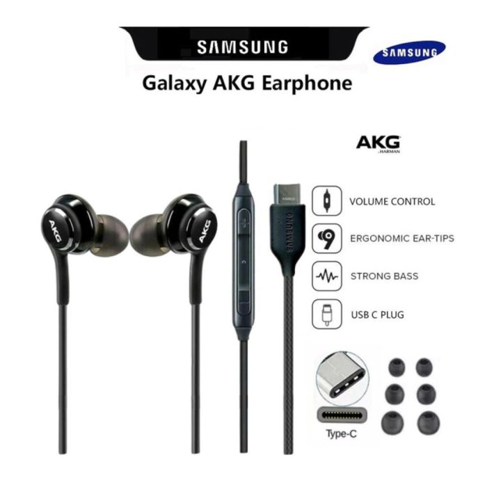 AKG Samsung Handsfree - USB C Type Jack - 100% Original AKG Handsfree ...