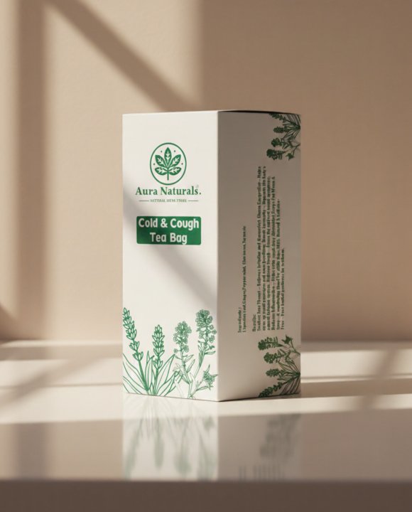 Cold & Cough Relief Herbal Tea Bags – Natural Remedy with Ginger ...