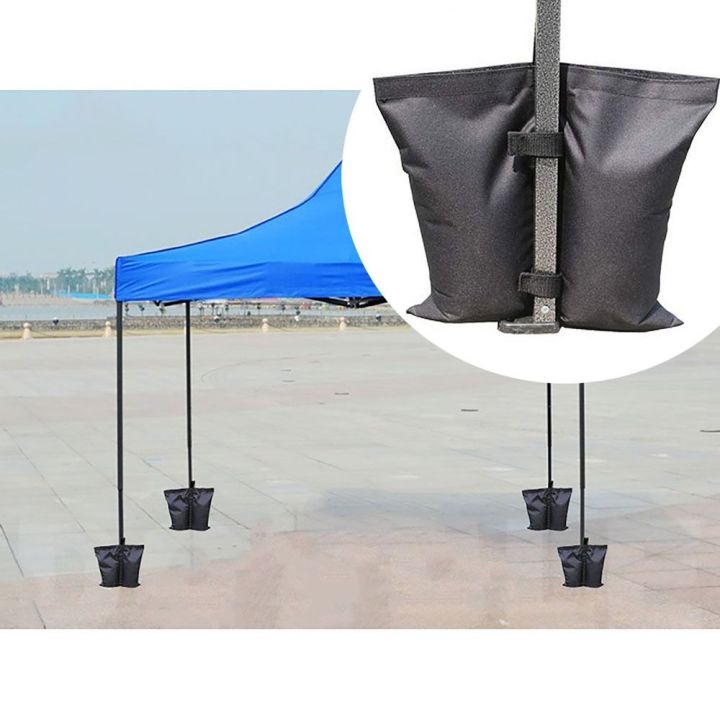 Umbrella Oxford Tent Sand Bags Black Fixing Awning Tent Stand Weighted ...