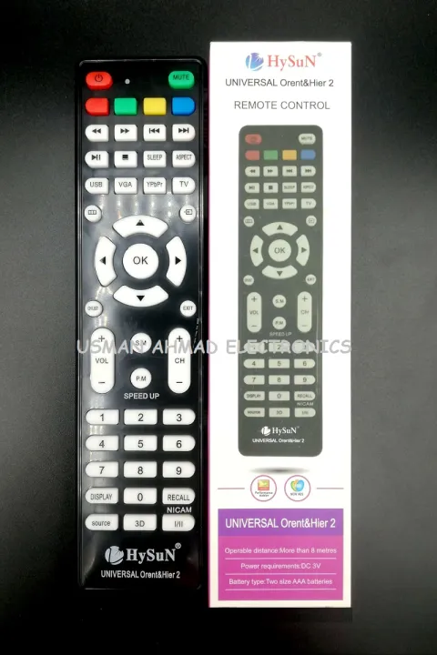 Orient & Haier Universal Remote for LED & LCD TV | Daraz.pk