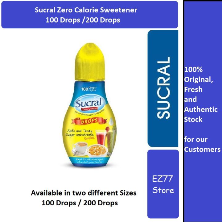 Succral Drops Zero-Calorie Liquid Sweetener - 100/200 Drops | Daraz.pk