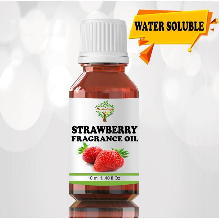 Herbology Strawberry Water Soluble Fragrance oil for Diffuser - Jasmine Fragrance Oil Humidifier ...