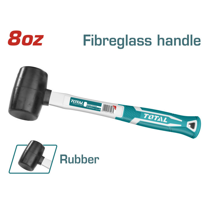 TOTAL 8oz/220g Rubber Hammer THT76816 | Daraz.pk