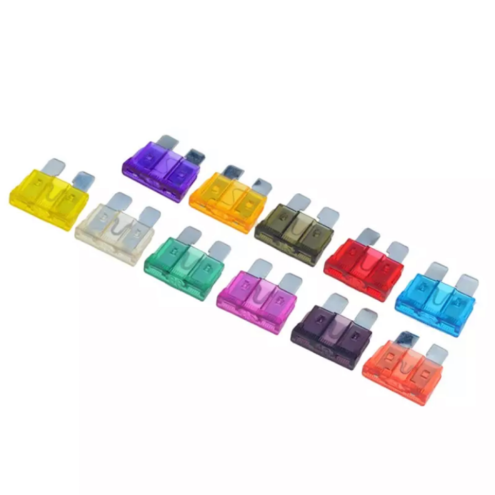 10pcs Auto Automotive Car Boat Truck Blade Fuse 1A 2A 3A 5A 7.5A 10A 15A 20A 25A 30A 35A 40A ...