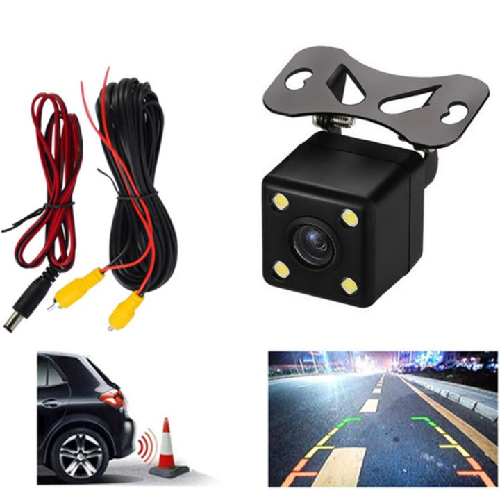 Car Backup Camera, 4LED Hd Reverse Camera with Night Vision, Backup ...