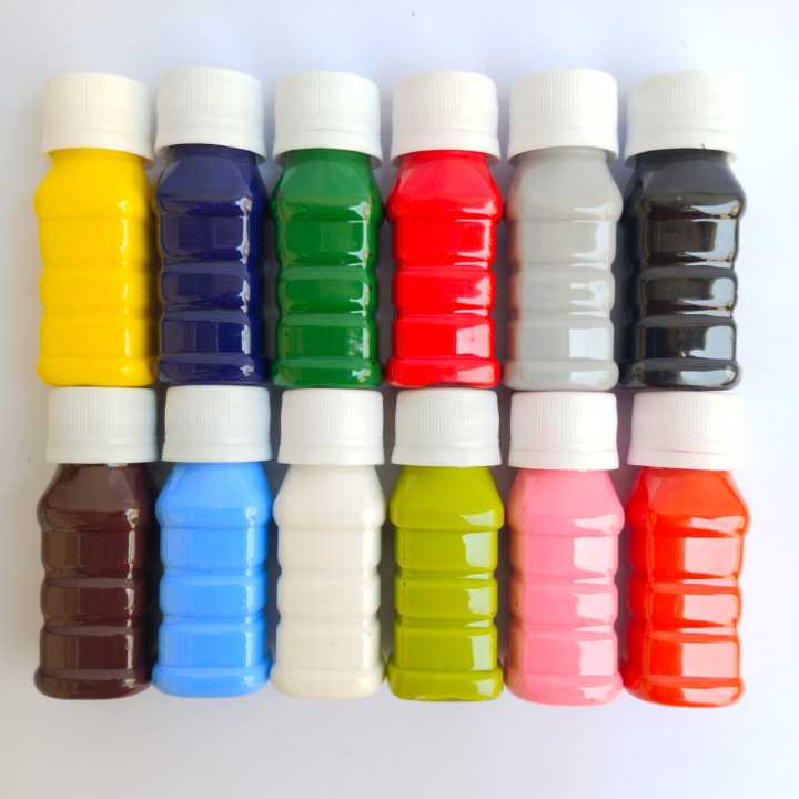 Roohan Trading - Acrylic Matte (Simple) Paint Set - 30ml & 60ml (Pack ...