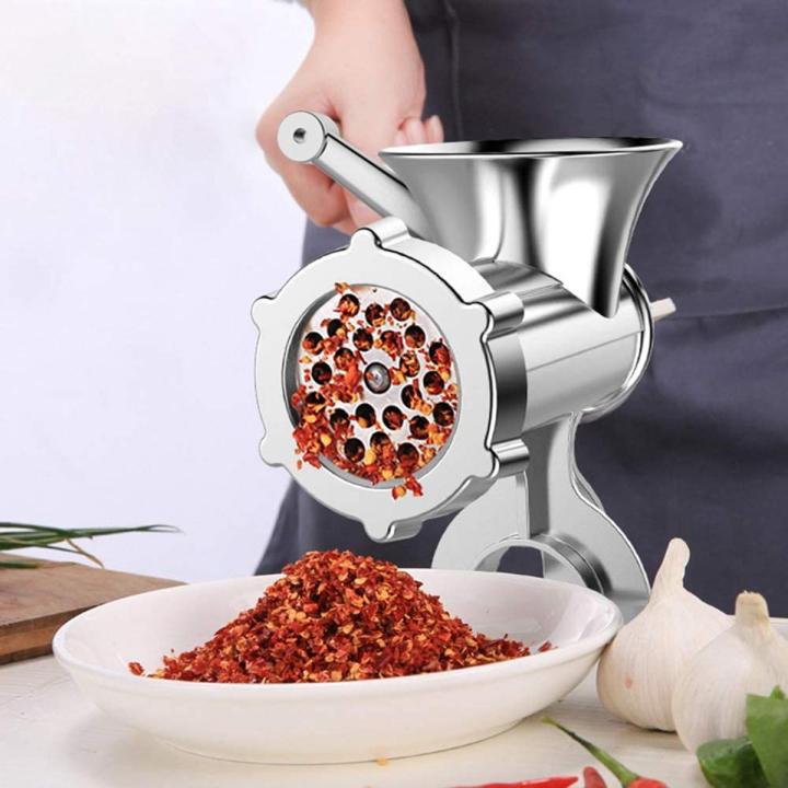 HMT Adjustable Heavy Duty Hand Operated Manual Kitchen Meat Mincer ...