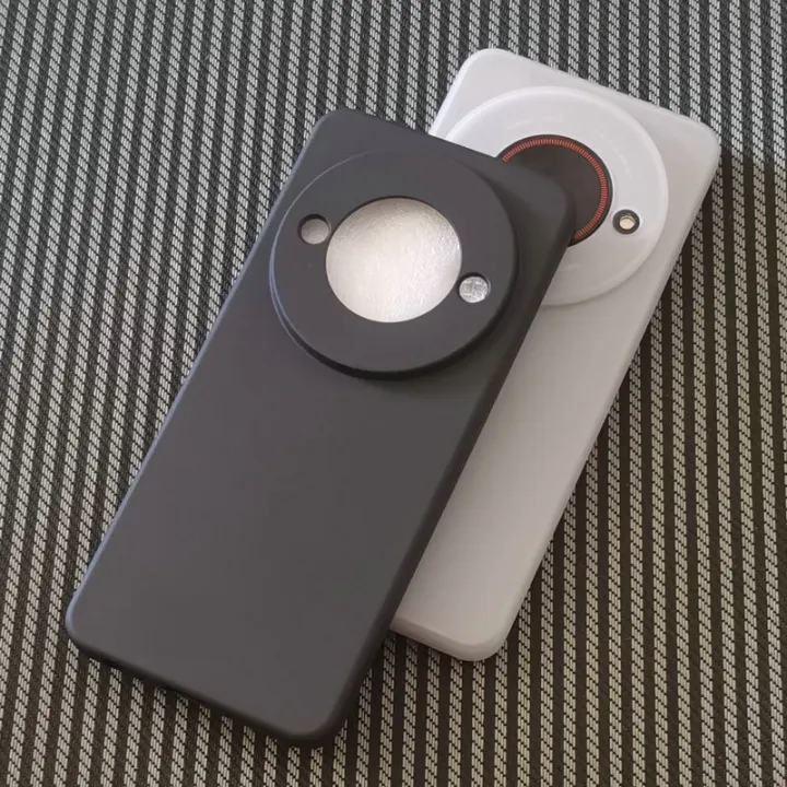 Cream Stripe Phone Case On For ZTE Blade A75 5G V80 Cover Curly Wave Soft Silicone | Daraz.pk