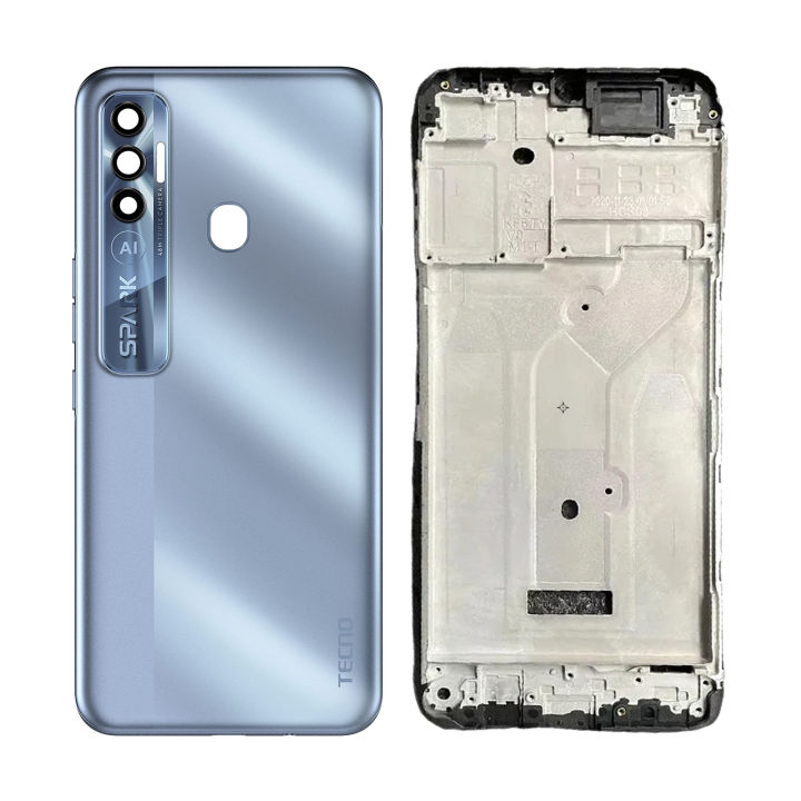 Tecno Spark 7 Pro Complete Back Rear Body Casing Housing Replacement ...