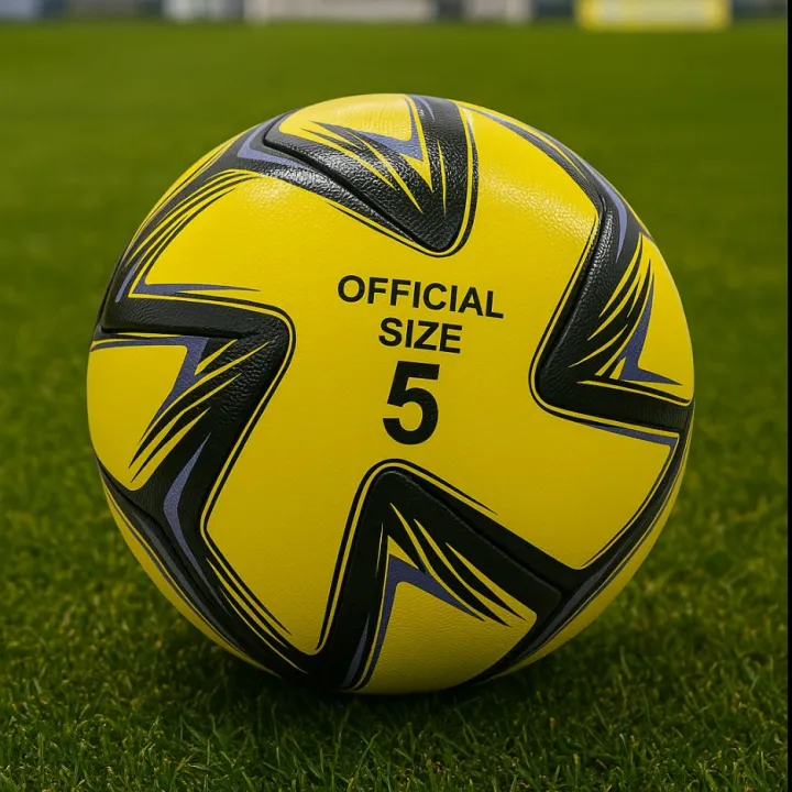 Original Size 5 FIFA Style Football | Thermal Bonded 6 Panel Soccer ...