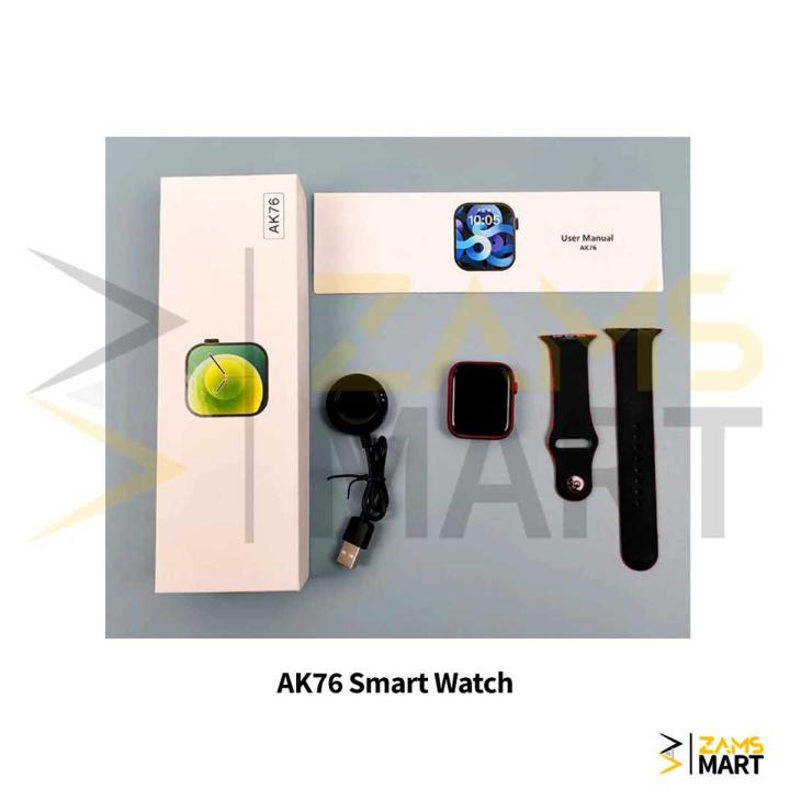 AK76 SMART WATCH ( SERIES 6 ) 1.75 display, heart rate, body temperature, ECG, BT call, BT music ...