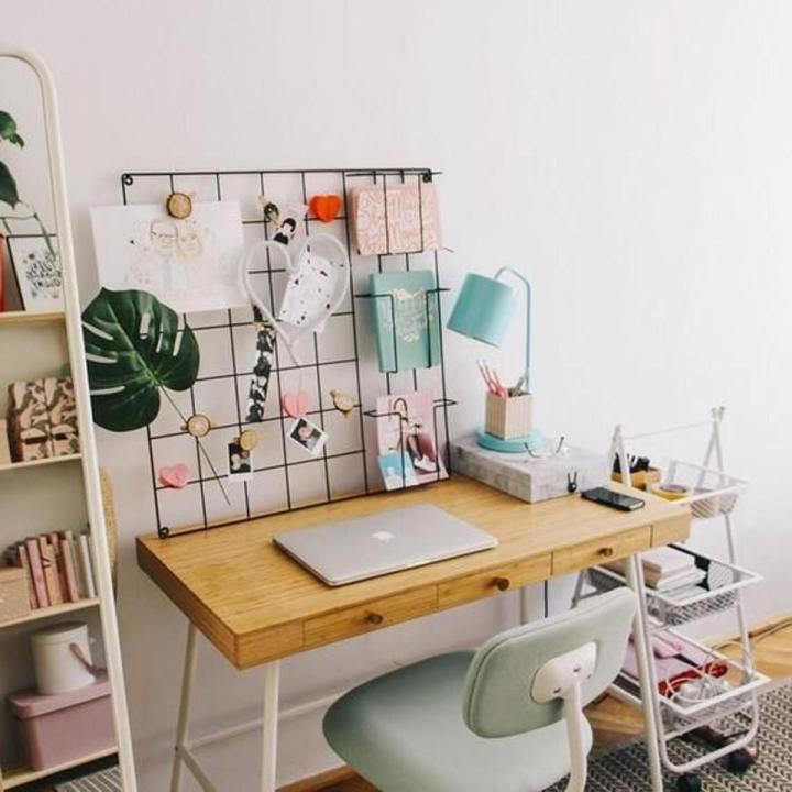 Desk wall grid store