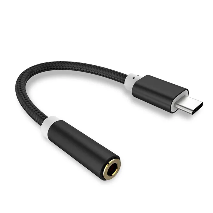 USB Type C To 3.5mm Audio Jack Adapter For Wired Headphones Connecting ...