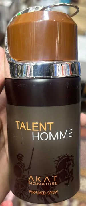 RAVE SIGNATURE TALENT HOMME PERFUME DEODORANT BODY SPRAY FOR MAN 250 ML ...