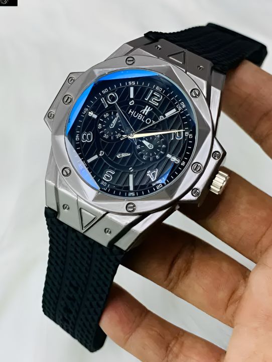 G&M Men's Hexagon Chronograph Watch | Daraz.pk