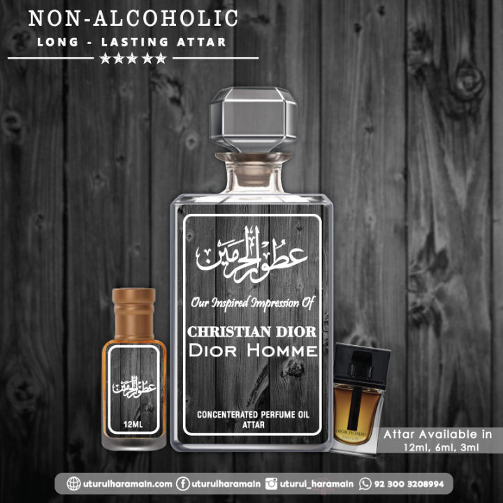 Christian Dior Dior Homme - ATTAR (Roll On Perfume Oil) - ( Long ...