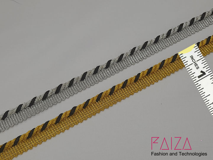 1 Yard/Gaz Attractive and Elegant Dori Piping Lace - Versatile Lace for ...