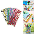 Self-Adhesive Alphabet Stickers Fun Glitter English Alphabet A-Z ...