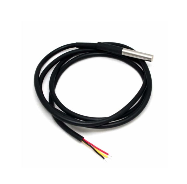 Waterproof Digital Temperature Sensor DS18B20 1M | Daraz.pk