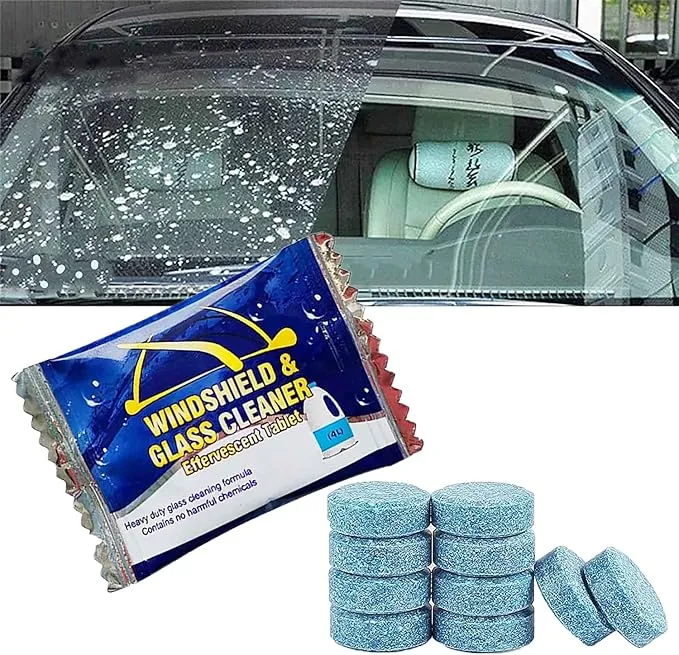 Car Windshield Washer Fluid Effervescent Tablet, Windscreen Washer ...
