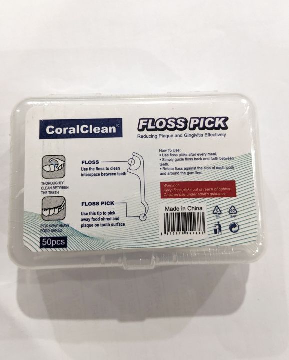 Floss Sticks Dental Floss Sticks for Braces & Tooth Picks Teeth Plaque ...