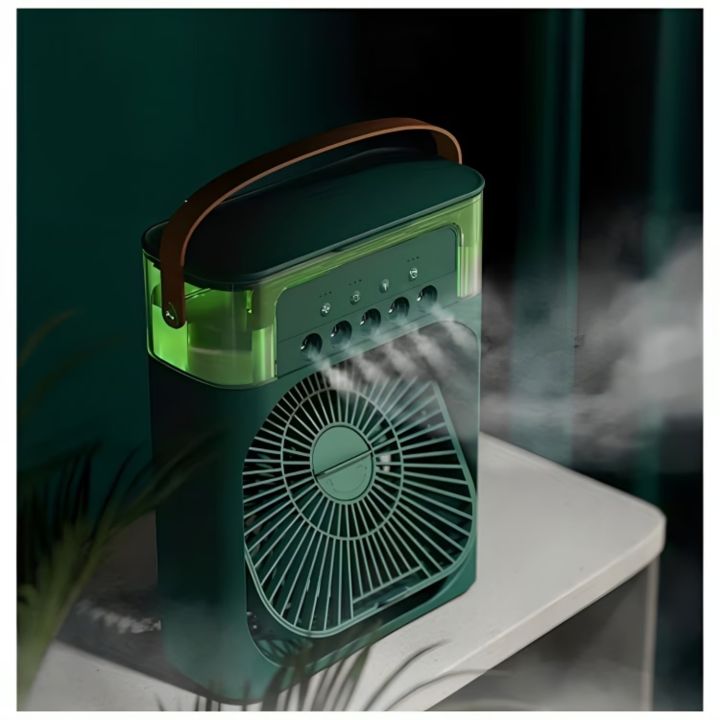 3 In 1 Desk Cooling Fan Spray Fan Quiet Cooling Quiet Mini Portable Air ...