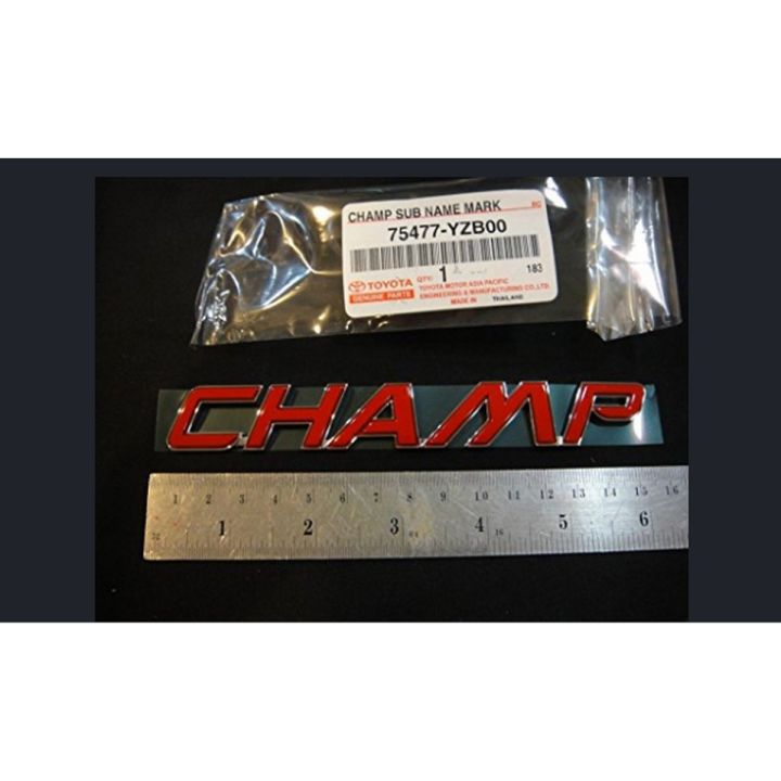 New Toyota vigo champ Only Champ emblem/logo In Plastic | Daraz.pk