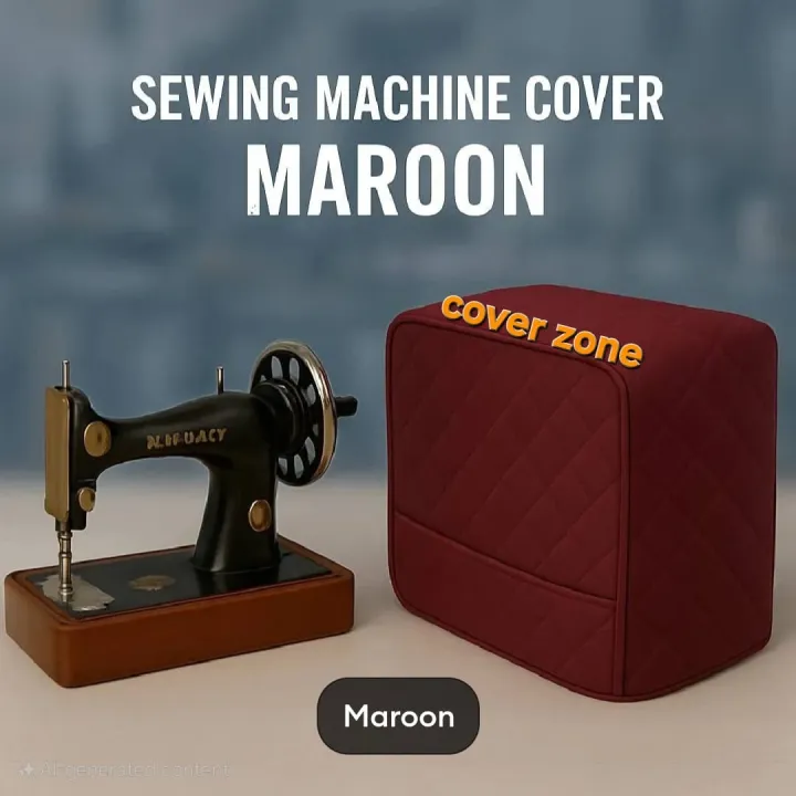 Sewing Machine Cover with Side Pockets | Daraz.pk
