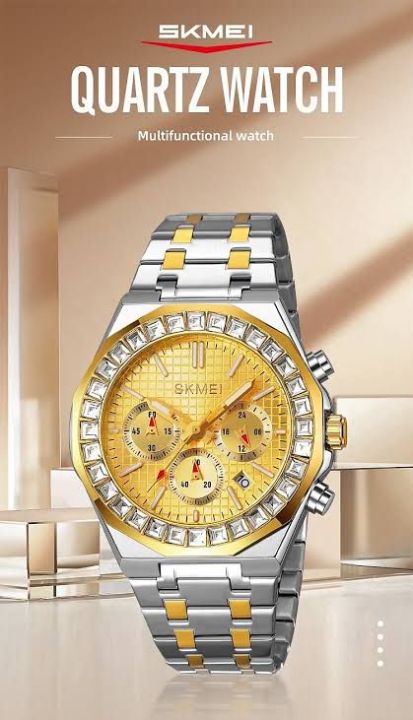 SKMI A.P Model Luxury Watch | Stone Bezel | Premium Finishing | Elegant ...