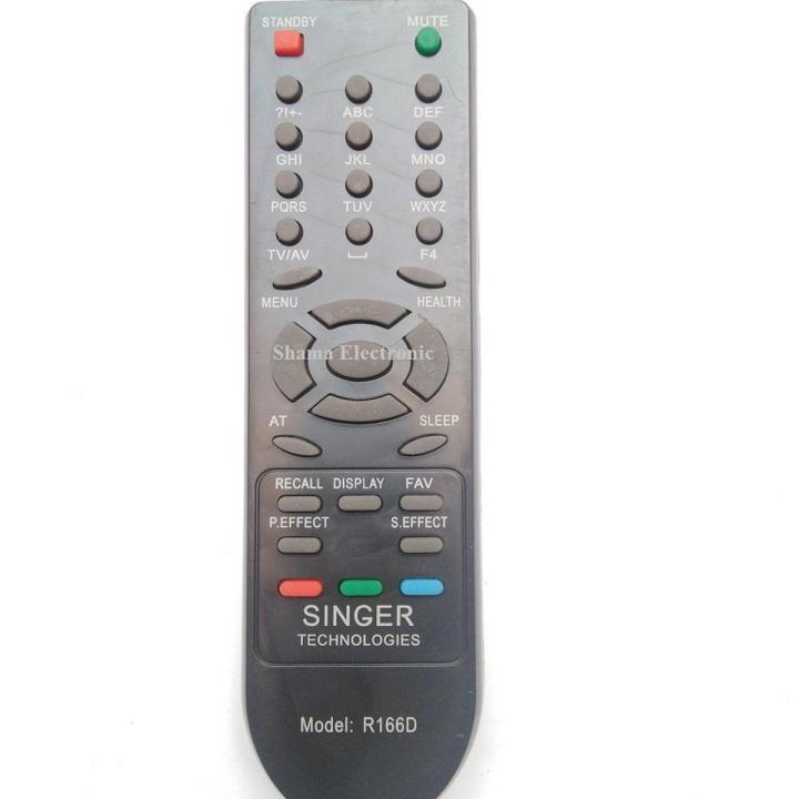 Singer TV Remote Model Rm-166D | Daraz.pk