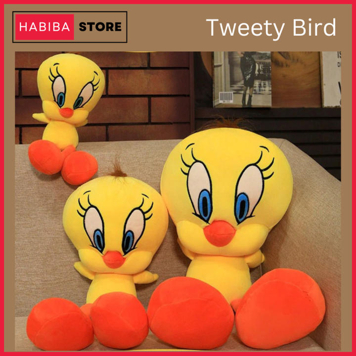 Tweety Stuff Toy for Kids - Cute Plush Toy Doll Yellow Tweety Bird with ...