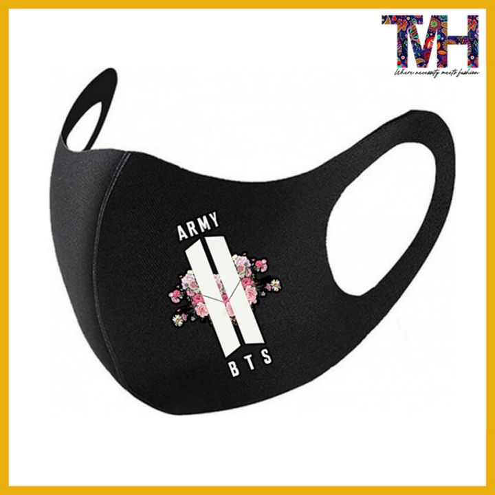 TMH Dustproof Cotton Face Mask with 3D Customized BTS Picture Printing ...