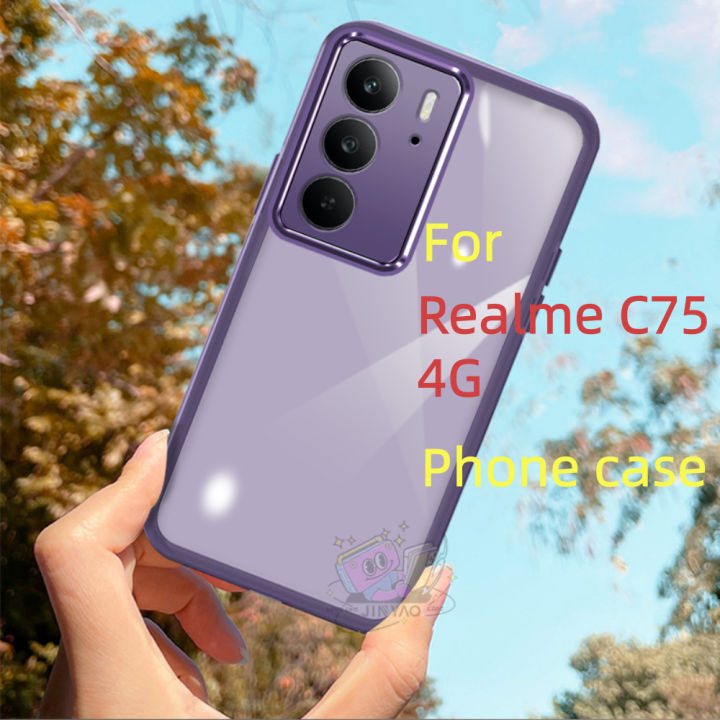 【Popular】For Realme C75 4G Phone case transparent Lens protector Sense ...