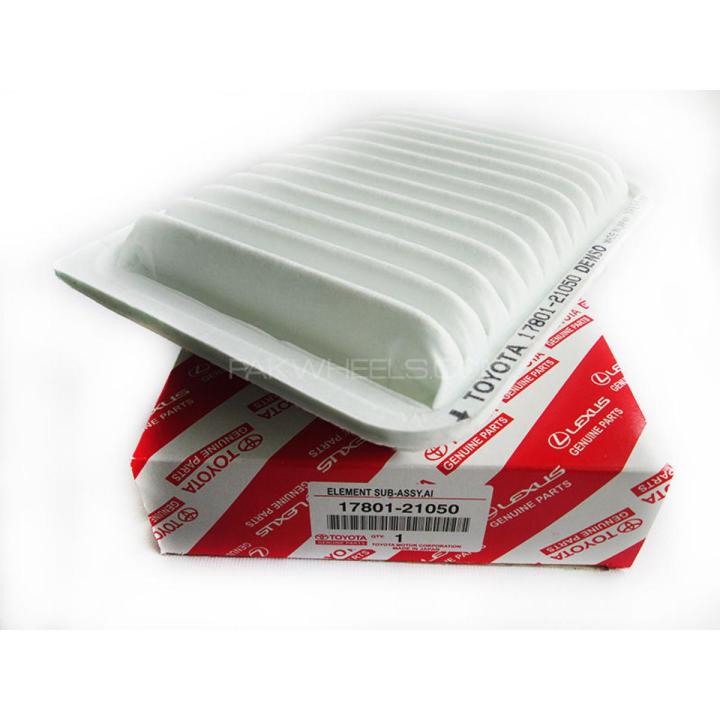 TOYOTA AIR FILTER FOR TOYOTA COROLLA XLI/GLI & ALTIS GRANDE 17801-21050 ...