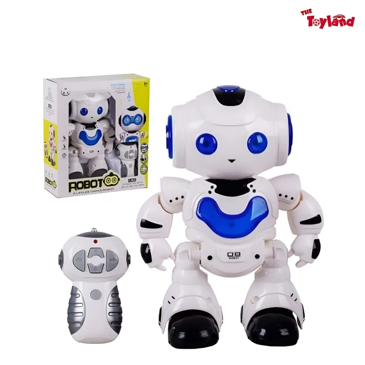 New Wireless Remote-Control Robot Technology – White | Daraz.pk
