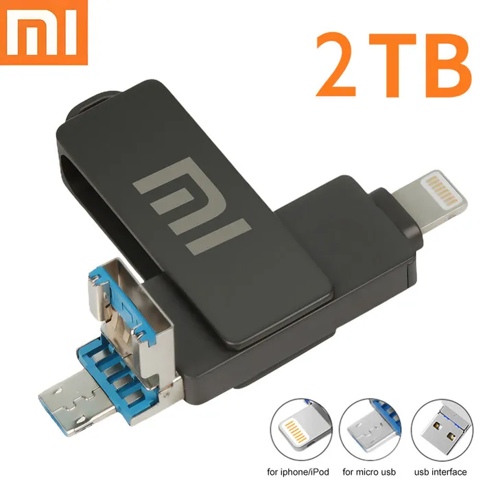 Xiaomi 2tb USB Flash Drive 3.2 Type C PenDrive 1TB Memory Stick 64G ...