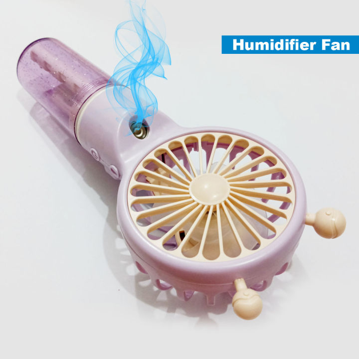 Rechargeable Mist Spray Fan with 4 Speed Gears Speed Control Options - Model SL6618 - Misting ...