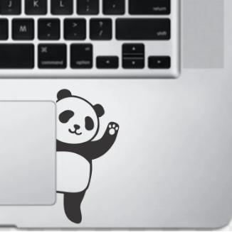 Panda Design Stickers For Laptop For Boys | Laptop Stickers For Girls ...
