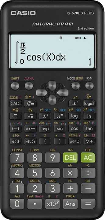 2nd Eddition Black Scientific Calculator 417 Function | Daraz.pk
