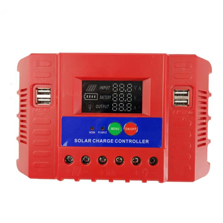 12V/24V 30A pwm solar charge controller 4usb SYT3-30A | Daraz.pk
