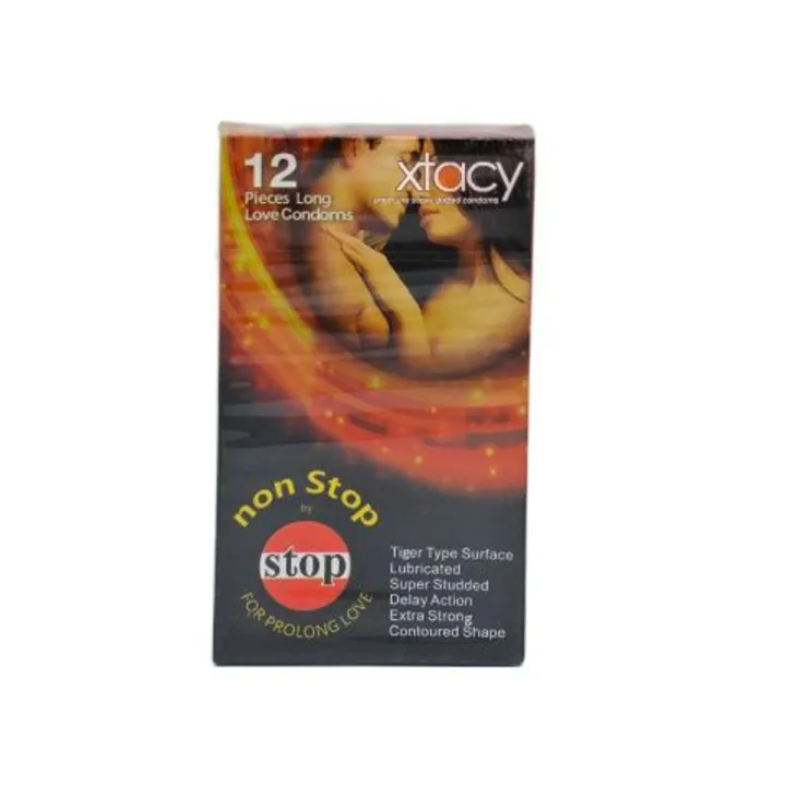 Xtacy Non Stop Dotted Premium Import Condom - 12 Pieces | Daraz.pk