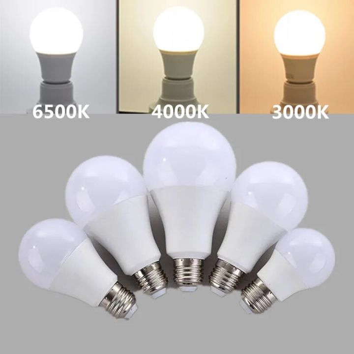 E27 LED Bulb Light Nature White 4000k White 6500k Warm White 3000k 220V ...